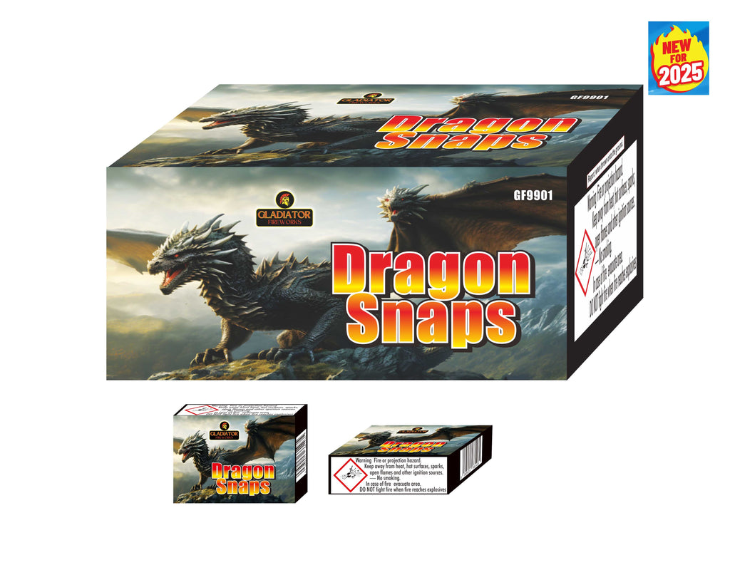 Dragon Snaps By Gladiator Fireworks - 3 For £1 - Fireworks Direct
