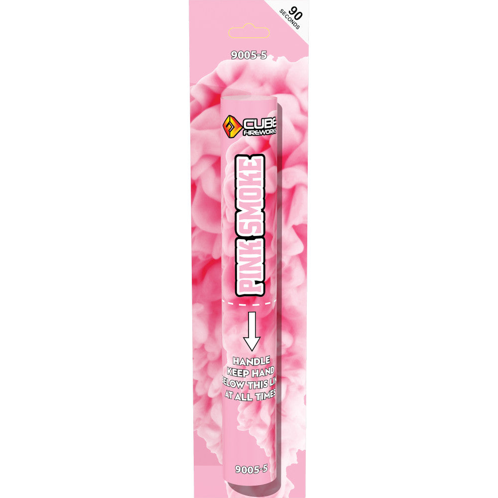 PINK Smoke Flare by Cube Fireworks - SALE! - Fireworks Direct