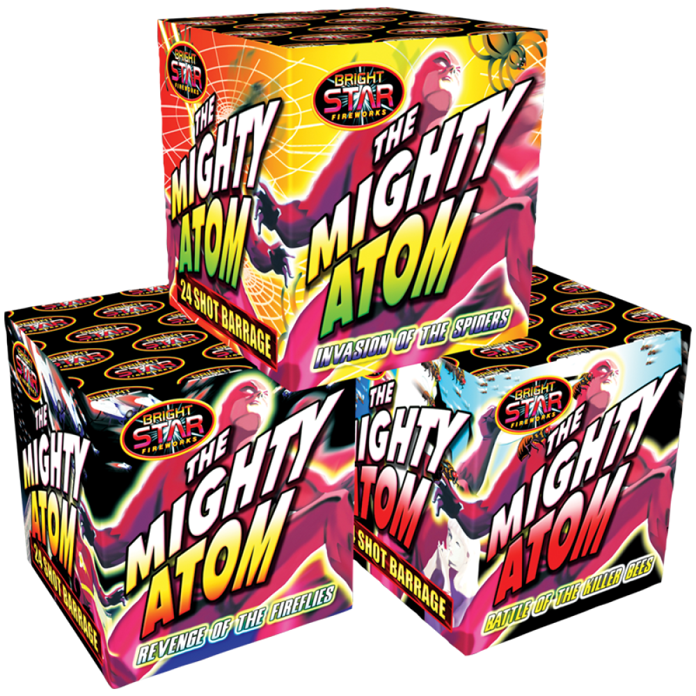 The Mighty Atom 25 Shot by Bright Star Fireworks - BUY 1 GET 1 FREE! P ...