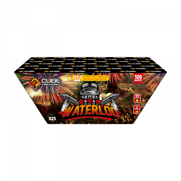 Waterloo 100 Shot By Cube Fireworks - BUY 1 GET 1 FREE! - Fireworks Direct